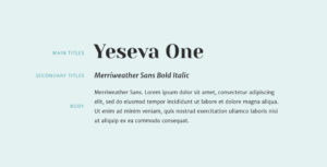 30 free font pairing suggestions for your website - Colormelon